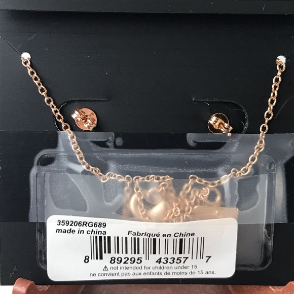 Coach | Jewelry | Nwt Coach Open Circle Necklace Tea Rose Stud Earrings ...